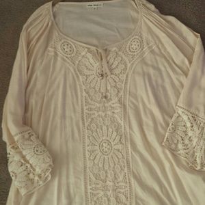 Indigo Thread Co | Tops | Peach Cream Blouse | Poshmark